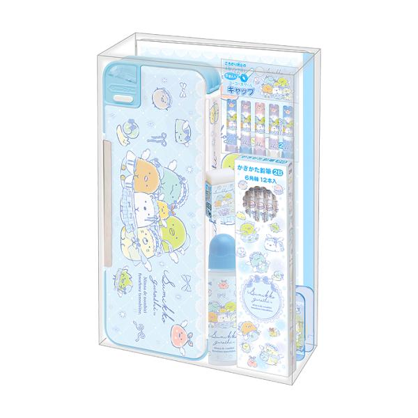 ※鉛筆のお名前入れ無料で承ります！新入学や新学期に必要なアイテムが一気に揃う文具7点セットが登場♪同じ柄でそろえられるので統一感が出てプレゼントにも最適です◎【セット内容】・ソフトペンケース・かきかた鉛筆2B（12本組）・消しゴム　まとまる...