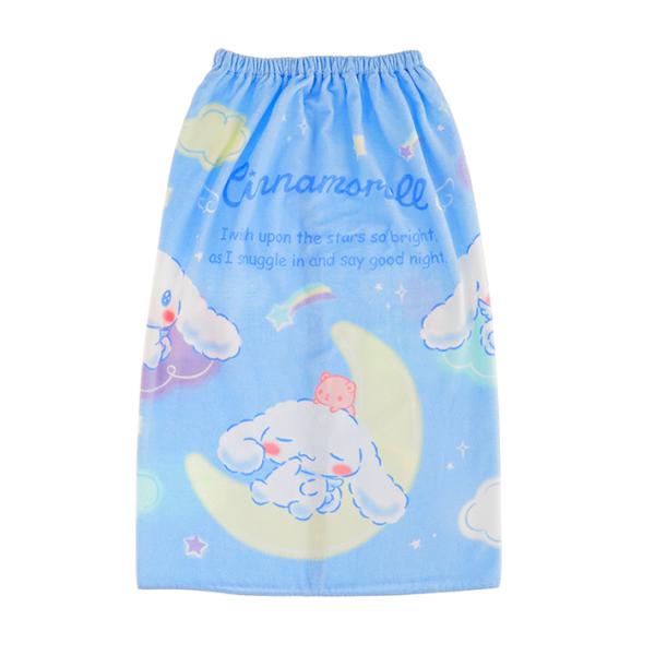 ゴムとスナップでスカートやポンチョのように使える巻きタオルです。お風呂上りや水泳の後などのお着替えにさっと巻けて便利♪制菌加工で細菌の増殖を抑制。お子様にも安心してお使い頂けます。【仕様】サイズ：約W800×H1100mm材質：綿100%シ...