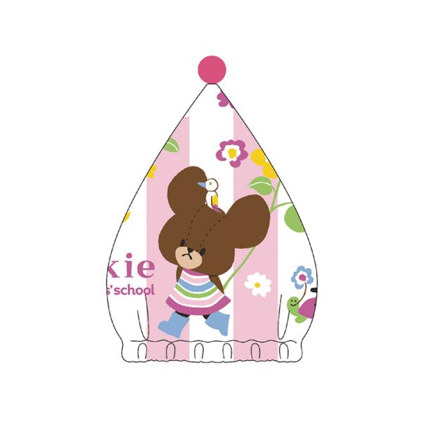 頭にかぶせられるかわいいキャップタオルです。プールやお風呂上がりなどの濡れた髪をすっぽり包み、水分をすばやく吸収します。マイクロファイバー生地なのでふんわり肌触りも優しい♪【仕様】サイズ：約W20×H45cm材質：ポリエステル100％マイク...