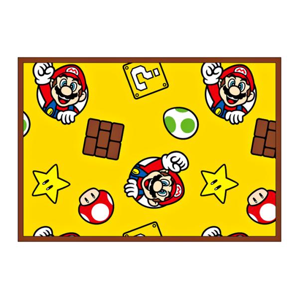 あったかくて柔らか。大きすぎず手軽に使える便利なサイズのひざ掛けです。小さなお子様のお昼寝用毛布としても◎【仕様】サイズ：約W100×H70cm材質：ポリエステル100%染料プリント再生ポリエステルマリオ　ゲーム　ニンテンドー　ブランケット...