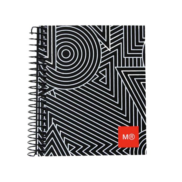 1839年にスペインにて創業した老舗のノートメーカー『ミケルリウス社』と、デンマークのアーティスト『emil kozak（エミル・コザック）』とのコラボレーションノート。幾何学的な模様の入った方眼ノートです。用紙にはミシン目が入っており、必...