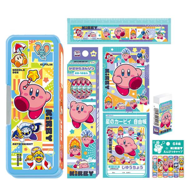 ※鉛筆のお名前入れ無料で承ります！新入学や新学期に必要なアイテムが一気に揃う文具7点セットが登場♪同じ柄でそろえられるので統一感が出てプレゼントにも最適です◎【セット内容】・ホログラム両面筆箱・かきかた鉛筆2B（12本組）・学習帳にあう消し...