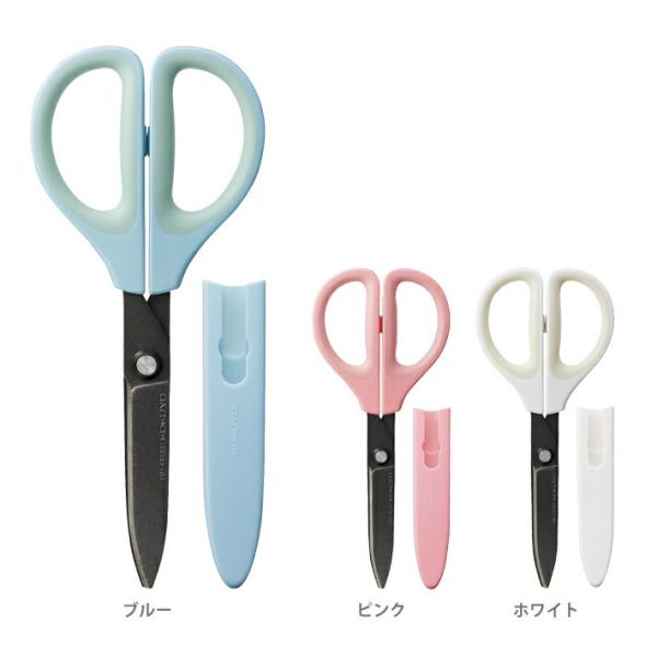 ベタつかない軽いキレ味！フッ素コートタイプのはさみが登場。フッ素コーティング仕様なので、のり汚れやサビに強い！段ボールなどの厚紙もラクに切れます◎カラーは3色からお選びいただけます。【カラー】・ブルー・ピンク・ホワイト【仕様】サイズ：全長1...
