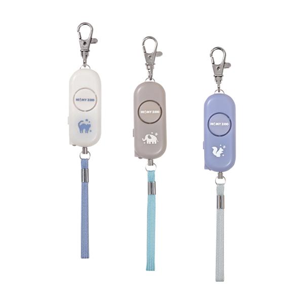 どうぶつの絵柄がおしゃれな防犯アラーム！大音量の89dBと内臓ライトで周囲に危険を知らせてくれます！作動ピンは抜けきらないので紛失の心配がありません◎※こちらの商品は電池が付属しておりません。柄は3種類からお選びいただけます。【柄】・ネコ・...