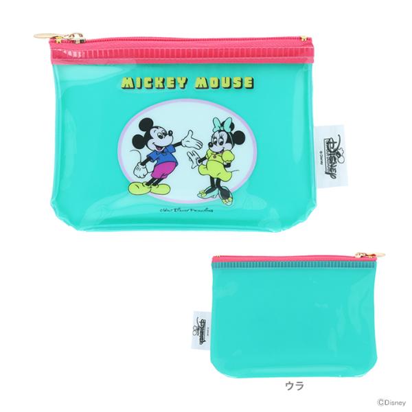 おしゃれでかわいい復刻アート企画！ウォルト・ディズニー社100周年を記念し商品化♪70年代、80年代頃に描き起こしをされたディズニーのイラストを使用し、どこか懐かしい世界観のあるデザインが◎コンパクトで持ち運びしやすいポーチです。リップや常...