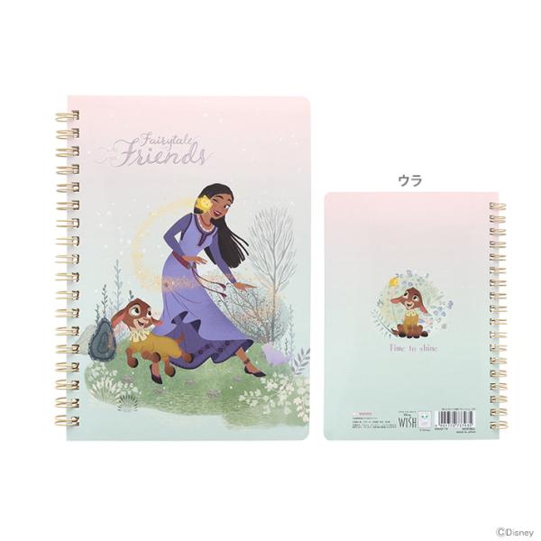 ウォルト・ディズニー・カンパニーが創立100周年を迎え、その記念作となるアニメーション最新作ウィッシュ(WISH)のステーショナリーグッズが登場！コンパクトなB6サイズで持ち運びにも便利◎【仕様】サイズ：約W128×H182×D13mm材質...