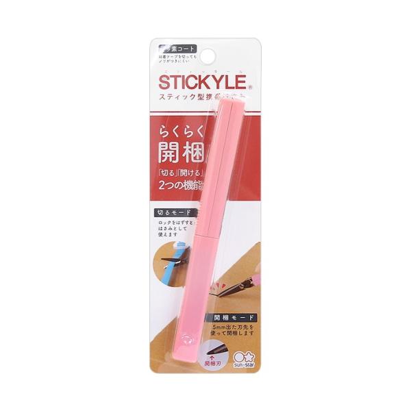 携帯はさみのパイオニア「スティッキールはさみ」から「切る」と「開ける」ダブル機能のAKERUNOシリーズが登場です！開梱専用の刃が付いているのでダンボールの開梱に便利♪【仕様】サイズ：約W13×H136×D11mm重量：20g刃渡り：25m...