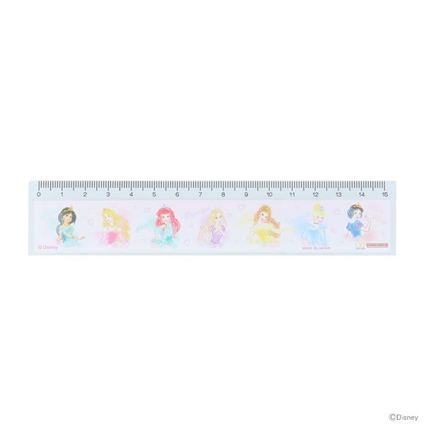 ディズニープリンセスのかわいい新入学文具が登場♪華やかなふわっとパステルカラーイラストが特徴のデザインです♪15cmの直定規です♪コンパクトなサイズで筆箱やペンケースにいれて持ち運びやすい◎新学期や新入学の準備やプレゼントにもおすすめです◎...