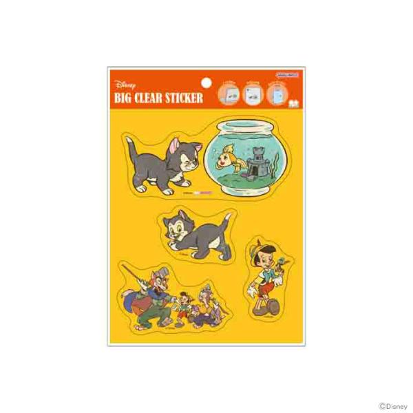 ※『colors』シリーズはディズニー物語の名脇役がメインです。大きめサイズのビッグクリアステッカーが登場！ノートPCに貼ったり、タブレット、キャリーケースに貼るも良し♪サイズ違いで4ピース入り◎【仕様】パッケージサイズ：約W148×H21...