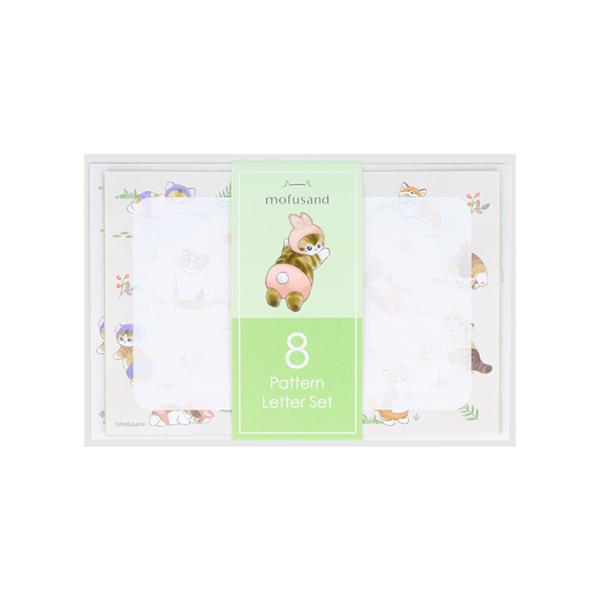 イラストレーター「ぢゅの」が描く、愛らしくどこかシュールな猫たちのシリーズ、「mofusand」のステーショナリーグッズが登場♪便箋と封筒がそれぞれ8柄入っているので毎回違う絵柄が楽しめるレターセットです♪プレゼントに添えるメッセージなどに...