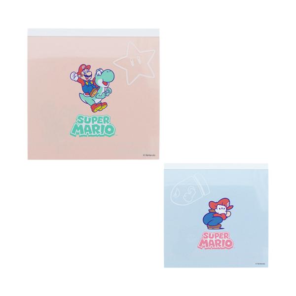 スーパーマリオから優しい色合いが日常使いしやすいデザインのスクエアメモが登場！4柄入りで好きなデザインから用途に合わせて選べて使えます♪ちょっとしたメモやメッセージにおすすめです◎【ラインナップ】・味方・敵【仕様】本文：4柄×各25枚(計1...
