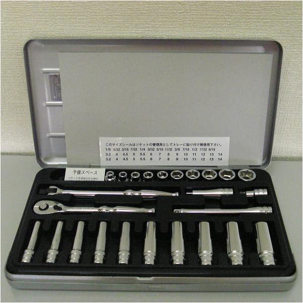 KTC ソケットレンチセット 25点 TB2X20B 最大50％オフ！