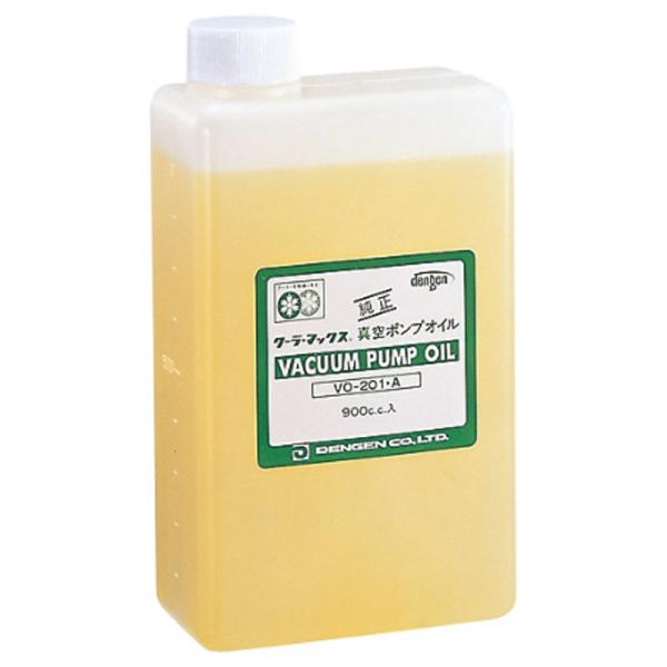 商品特徴:真空度・寿命がアップする材質:オイル使用条件:真空ポンプ専用重量:900g※注意事項：真空ポンプ以外での使用はできません。商品番号：VO-201A商品名：真空ポンプオイル　０．９Ｌメーカー：デンゲン / Dengen