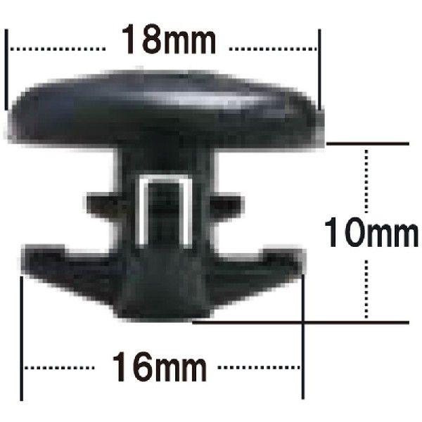 商品番号：AMB55310商品名：内張クリップ入り数：１０個純正番号： MU000477 使用車種：【06】ＥＫワゴン（ターボ）　【08】トッポ使用個所：フロントグリル使用個数：1