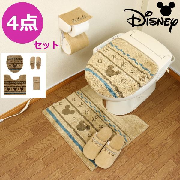【発売日：2023年03月02日】ネイティブ柄とミッキーマウスの組み合わせがおしゃれな「MCグランド」シリーズのトイレマットです。さりげないミッキーマウス柄なのでインテリアにマッチ。ディズニーファン以外の方でも取り入れやすいデザインになって...