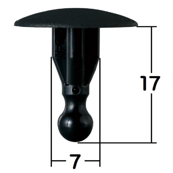 内張りクリップ入り数：10個入純正番号： 90044-67593使用車種： '13タント使用箇所： ロッカーパネルモールディング