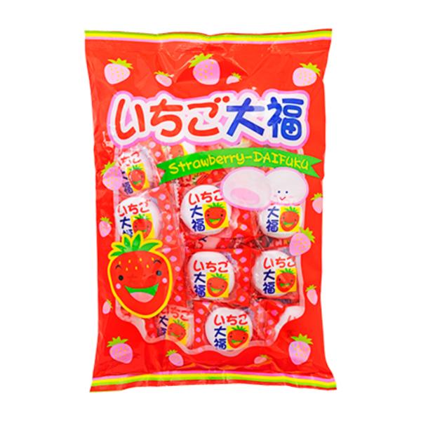 いちご大福ふわふわのマシュマロでイチゴクリームを包んだ一口サイズのマシュマロです。内容量165g(個包装紙込み)賞味期限