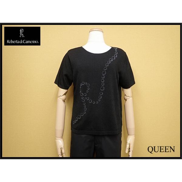 ブランド・説明Roberta di Camerinoロベルタディカメリーノの半袖ニットです。シンプルで使いやすそうなデザインです。素敵にお使い頂けると思います。気になる方は是非ご検討下さい。サイズ表記　42　　　実寸　着丈49.5cm　身幅...