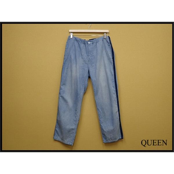 ブランド・説明Clip Tabクリップタブのデニムパンツです。サイドライン切替、ワイドシルエットデザインです。素敵にお使い頂けると思います。気になる方は是非ご検討下さい。サイズ表記　2　　　実寸　ウエスト78〜89cm　股下70cm　股上2...