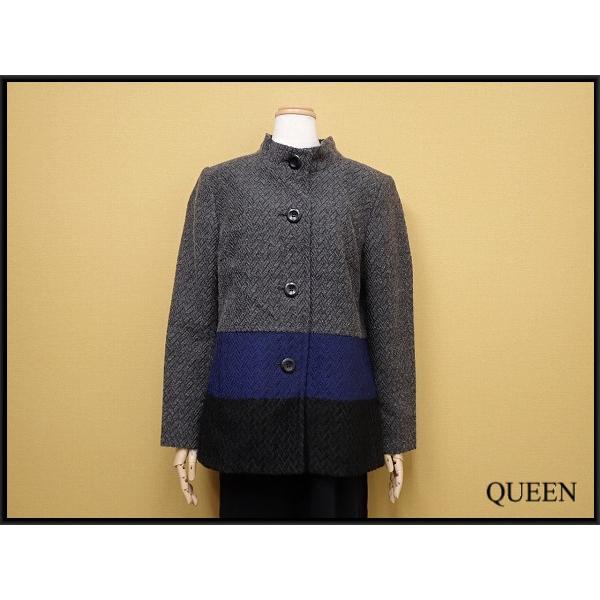 ブランド・説明LAPINE ROUGEラピーヌルージュのジャケットです。総織り柄生地デザインです。素敵にお使い頂けると思います。気になる方は是非ご検討下さい。サイズ表記　44　　　実寸　着丈64cm　身幅52cm　肩幅40cm　袖丈58cm...