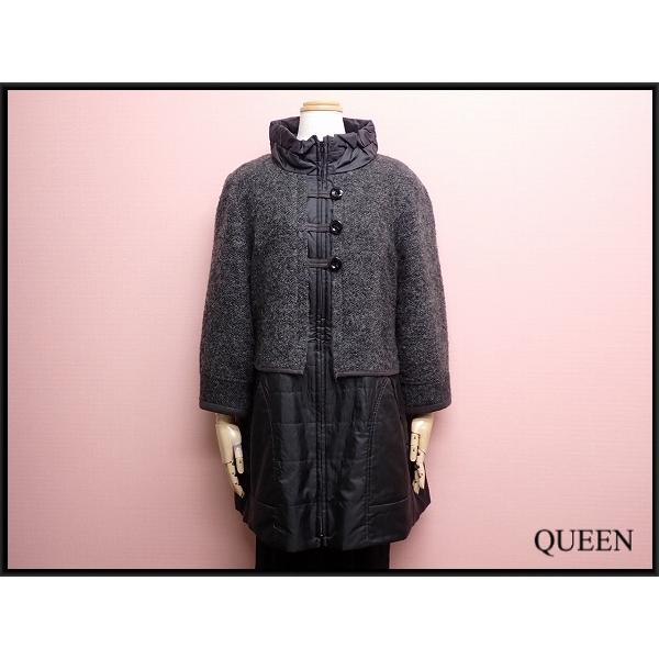 ブランド・説明Chamoisシャミーのコートです。重ね着風デザインです。素敵にお使い頂けると思います。気になる方は是非ご検討下さい。サイズ表記　44　　　実寸　着丈80cm　身幅57cm　肩幅41cm　袖丈50cm　　　　　多少の誤差はご了...