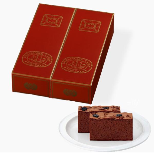 【商品概要】　福砂屋 オランダケーキ 小切れ1号 2本伝統のカステラに香り高い良質のココア、胡桃（くるみ）、レーズンがかもしだすまろやかな味わいです。手土産のお菓子として人気です。その他、様々なお祝いの ギフト でお使いいただいております。...