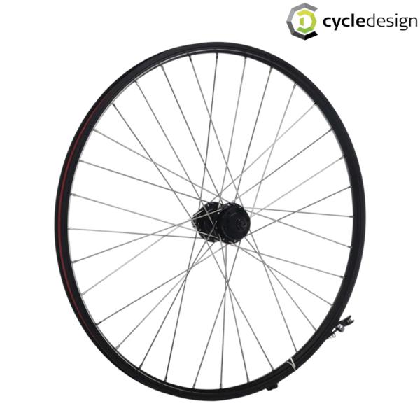 ＠ホイール≫MTB用≫XC用（チューブレス非対応）≫26インチ≫後 cycledesign（サイクルデザイン）■リアホイール■サイズ：26■対応ブレーキ：ディスク（6穴）■推奨タイヤ幅：1.75-2.125■対応バルブ：仏式■スピード：8-...