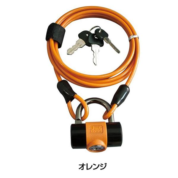 ＠アクセサリ≫ロック・カギ≫ワイヤー・チェーン≫キーロック J&amp;C（ジェイアンドシー）