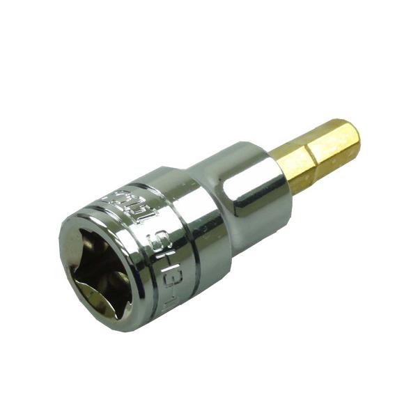 六角穴付きボルトを締めたり緩めたりする場合に便利なソケットです。【用途】六角穴付きボルトの締め緩め作業。【機能】六角穴ボルトの締結に使用します。●差込角:9.5mm(3/8インチ)。●二面幅:6mm。●対象ネジ:六角穴付きボルト。●ANSI...