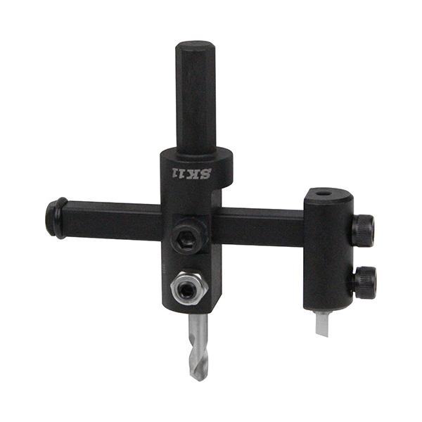 コバルトハイス刃(Co-HSS)採用で、切削性能が向上しました。【用途】鉄・ステンレス(SUS430)・アルミ等の穴あけ。【機能】これひとつで直径30〜130mmまでの穴あけが可能です。●穴あけ直径:30〜130mm。●適応被削材:鉄・ステ...