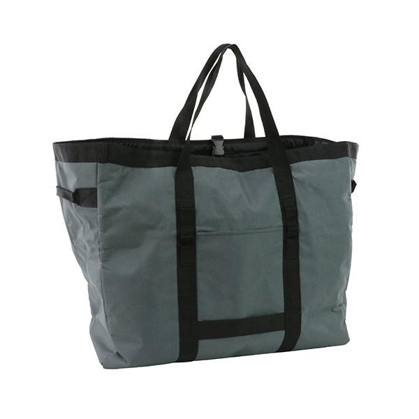 ■用途工具、アウトドアギアの収納・持運び。■機能カラビナなど取り付け可能なベルト付きです。外側ポケットが2個ついています。持ち運びに便利なサイド取っ手付きです。■仕様・スペック●カラー：グレー。●サイズ：L。■材質●ポリエステル。