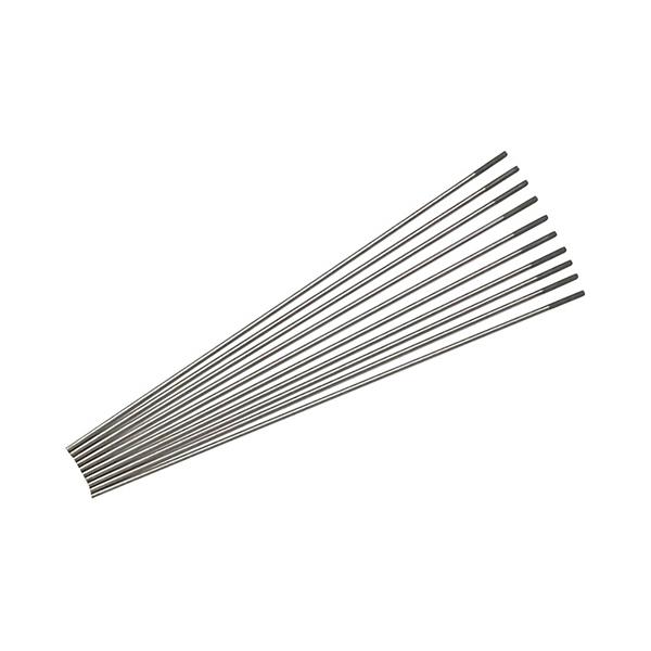 ■用途SIM-180・SIM-230用オプション品。■機能2%セリウム入タングステン電極棒です。■仕様・スペック●棒径：2.4mm。●棒長：150mm。●内容本数：10本。