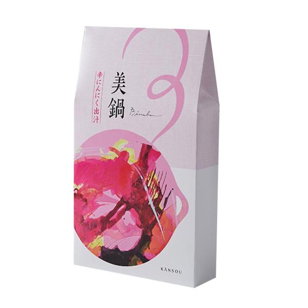 基本の一番だしに、にんにく醤油とみりん、生姜の特製つゆで味付け、香り高い日本の唐辛子と、甘み・うまみが特徴の韓国唐辛子を加えて作る「辛にんにく出汁」鍋。付属のごま油やすりごまを加えると、よりコクと深みが増します。内容（2人分） だしパック(...