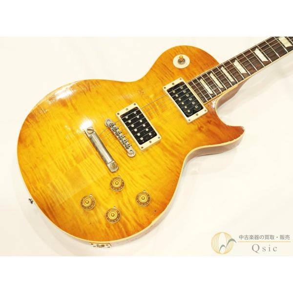 【状態】GibsonPMMH-040にペグが交換されています。テールピース後方にステッカー痕がうっすらあり、傾けると光の加減で四角の形がわかります。弾き傷など使用感があります。エイジド加工のお品ですが、おそらく弾き傷でエイジドより傷が増えて...