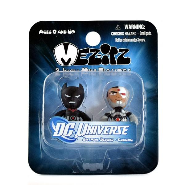 ［輸入品］［国内倉庫発送］メズコ社のMez-itzシリーズに、約5センチのミニサイズの『DCコミック』キャラクターが登場しました。こちらバットマン・ビヨンドとサイボーグのセットです！1999年から2001年にかけてアメリカで放送されたテレビ...