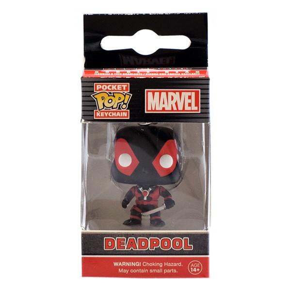 ［輸入品］［国内倉庫発送］ファンコ社の人気フィギュアシリーズ「POP!」よりもっと小さいミニサイズの「POCKET POP!」、そのPOCKET POPからデッドプール（ブラックコスーツ）が登場。　赤もいいけど黒いデップーもイケてますね！キ...