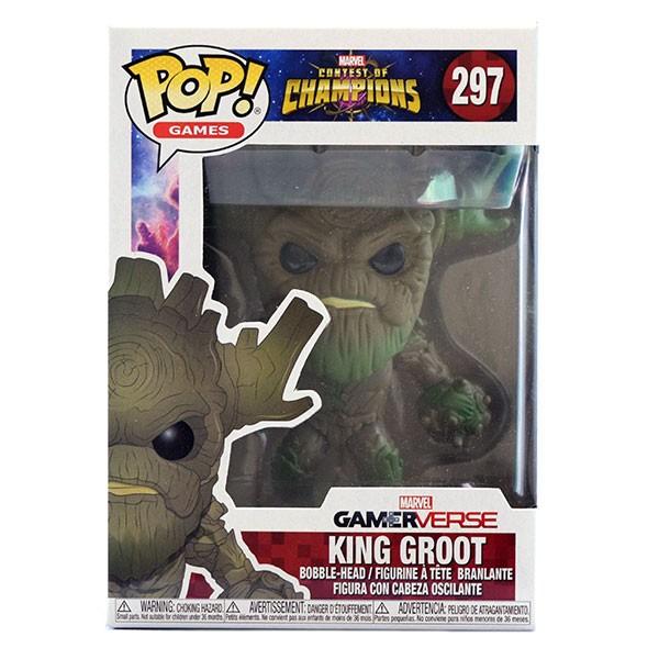 ［輸入品］［国内倉庫発送］ファンコ社の人気フィギュアシリーズ「POP!」よりファンコ/マーベル オールスターバトル※注１）/キング  グルートPOP!  ビニルフィギュア #297がで登場です。スマホゲームのマーベル オールスターバトルがリ...