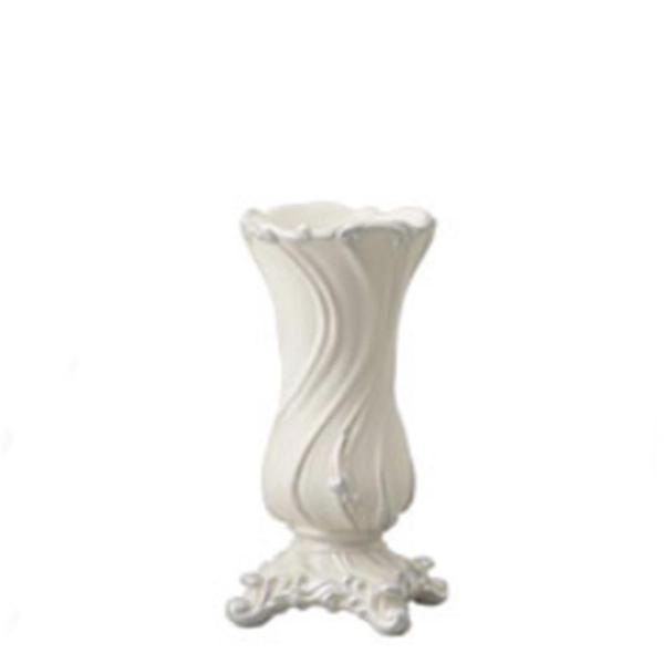 フラワーベース 花器 花瓶  アンティーク おしゃれ ホワイト 白