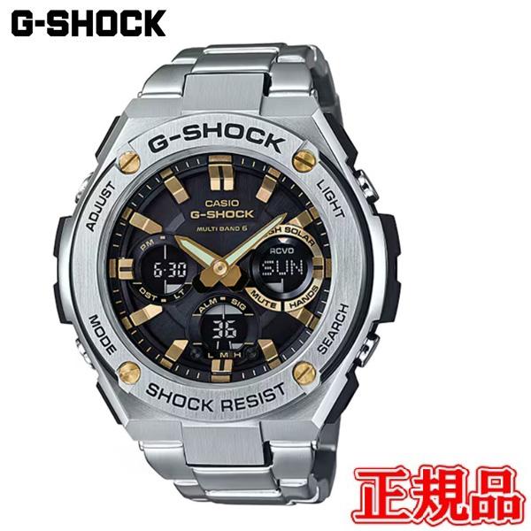 ■商品名CASIO カシオ G-SHOCK GST-W100シリーズ■品番GST-W110D-1A9JF■ムーブメントタフソーラー （ソーラー充電システム）電波時計■素材ケース・ベゼル材質：樹脂／ステンレススチールバンド材質：メタルバンド（...
