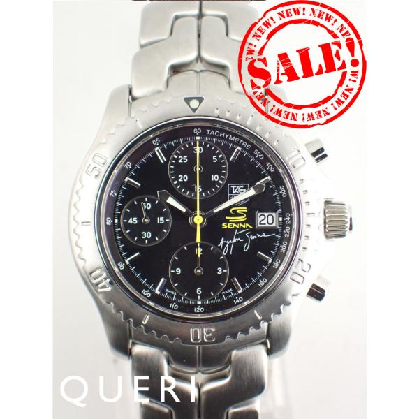 タグホイヤーリンククロノグラフアイルトンセナ限定モデル数量限定 を最安値価格で販売中！こちらの時計は、伝説的F1レーサーである「アイルトン・セナ」へのオマージュを込めたコラボレーションモデルです。セナが愛用していたSe/lコレクションの後継...