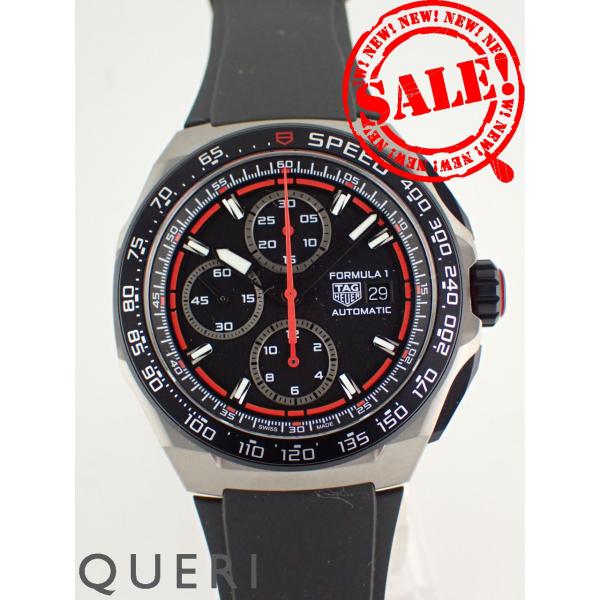 タグホイヤーフォーミュラ1 キャリバー16 クロノグラフ CBZ2082.FT8096を最安値価格で販売中！こちらは、F1レーシングのスピリッツを受け継ぐ「フォーミュラ1」。ブラックダイヤルにレッドカラーの差し色が疾走感を駆り立てる良いアク...