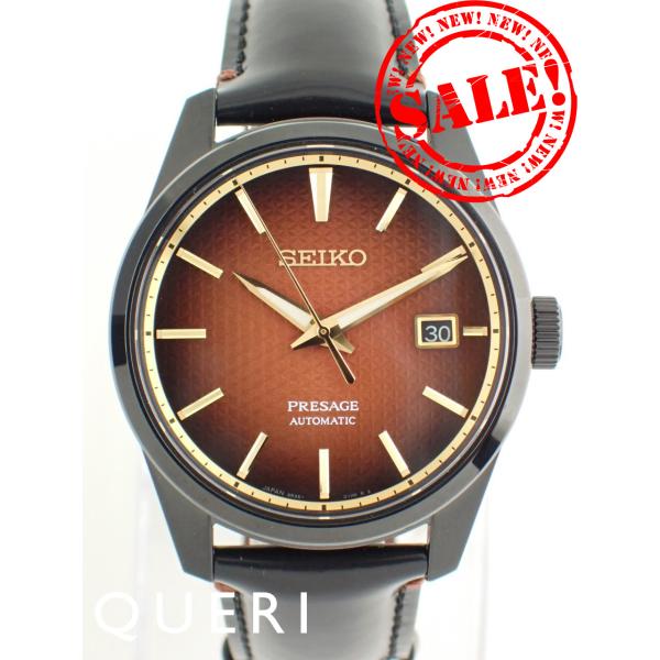 セイコープレザージュ 十三代目市川團十郎 襲名記念 三針モデル SARX101(6R35-02B0)を最安値価格で販売中！こちらは日本伝統の美をウォッチに体現する「プレサージュ」の、シャープエッジドシリーズ。国内では300本限定販売で、こち...