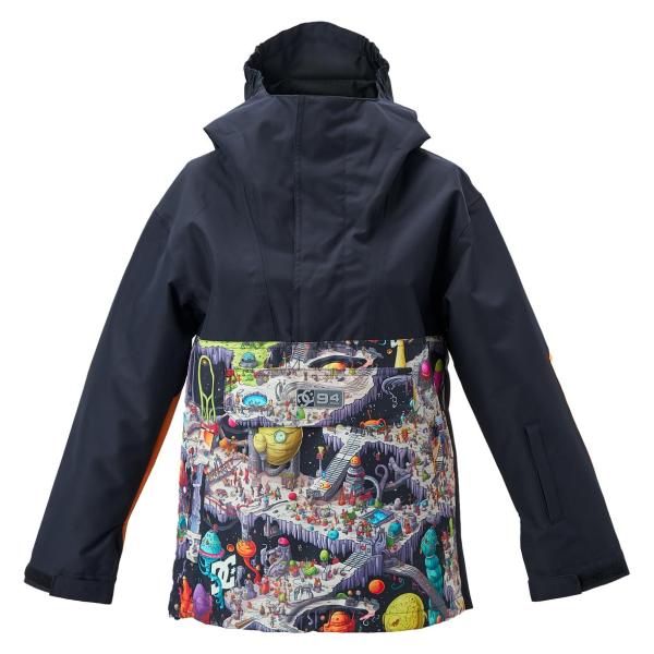 ・大人に人気のアノラックジャケットに、ボーイズサイズが登場しました。・サイドについた大きなファスナーで脱ぎ着が簡単な、機能性とファッション性を兼ね備えた一着です。・ユニークなDCオリジナルグラフィックに注目です。防水・透湿性：WEATHER...