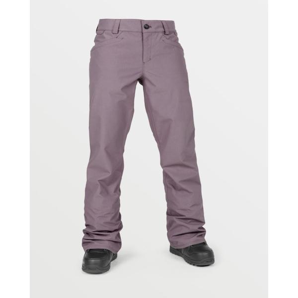 女性用 Hallen スノー パンツの防寒性能を備えて山に出かけましょう。通気性のある裏地システムを備えた 10K の V サイエンス 2 層防水加工は、リゾートを引き裂くときも快適なスリムでモダンなフィット感に仕立てられています。バックポ...