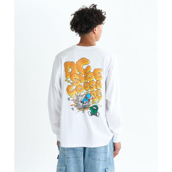 ポップなグラフィティアートのロゴプリントをバックスタイルに取り入れた長袖Tシャツ。膨らみのある発泡プリントを採用し、より印象的に仕上げました。生地には肌触りの柔らかなコットンジャージー素材を使用。シルエットは程よくゆとりのあるワイドフィット...
