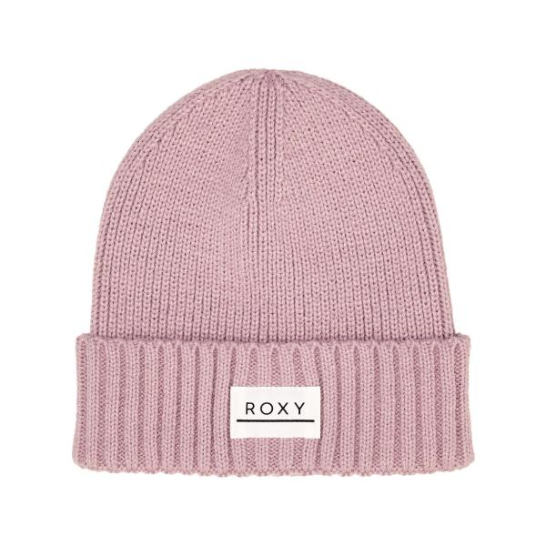 上部は細リブ、折り返し部分は太リブ仕様のニットビーニー。フロントには、シンプルなROXYロゴ入りのネームパッチをデザインしました。ディテール感はありつつもシンプルなデザインと色使いなので、デイリーにも、ボーイッシュなコーデとの相性もばっちり...