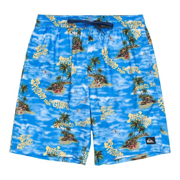 シーズングラフィックをプリントしたJAMショーツ。スエードライクなノンストレッチ生地には、生産過程の残反と使用済み衣料廃棄物から作られた100%リメイド生地を使用。環境に配慮したPFCフリーの撥水加工を施しました。ウエストはシンプルなゴム＋...