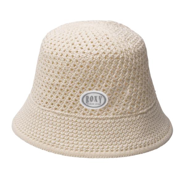 透かし編みのサーモ糸を使用した、ベル型シルエットのハット。形状記憶されるので、バッグに入れて持ち歩いても型崩れする心配がありません。手洗い可能で、抗菌防臭機能付き。OWT、GRN、TERに使用した糸がMIX調の見え方なのもポイントです。フロ...