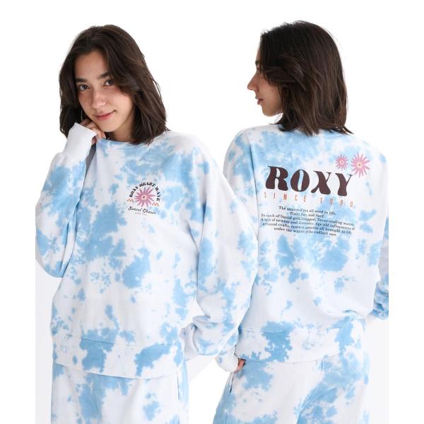 2色がタイダイ染め、2色無地の展開の薄手ロングスリーブトップス。ドロップショルダーでゆったりとしたシルエット。フラワーモチーフとロゴ、メッセージをバックに大きくあしらったグラフィックが特徴です。左胸にもフラワーモチーフのプリントをあしらいま...