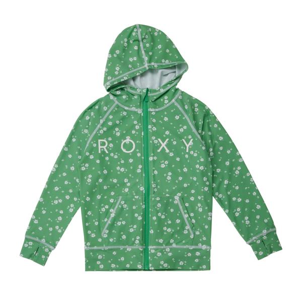 定番のZIPアップのフード付きキッズ仕様のラッシュガード。配色のステッチがアクセントになったデザインにUVカット機能を備えたロングスリーブモデルで、手の甲まで守れるサムホールも搭載。より日よけ対策が出来るようになりました。襟もとは少しハイネ...